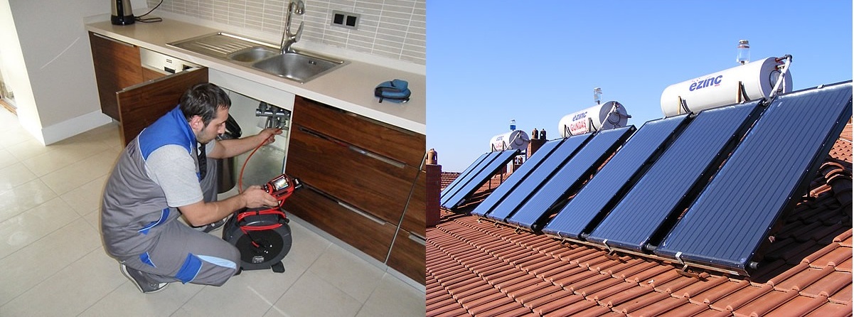 Dalyan Villas - Plumbing & Solar Hot Water Heating Systems